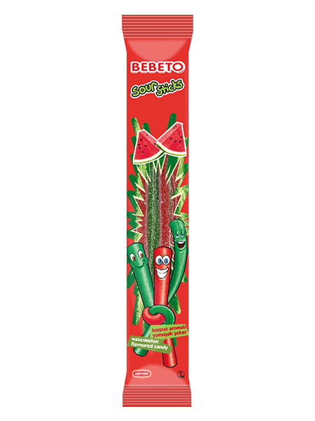 Мармелад Bebeto Sour Sticks Арбуз 35г Турция - Зан-Зан | Иностранные ...