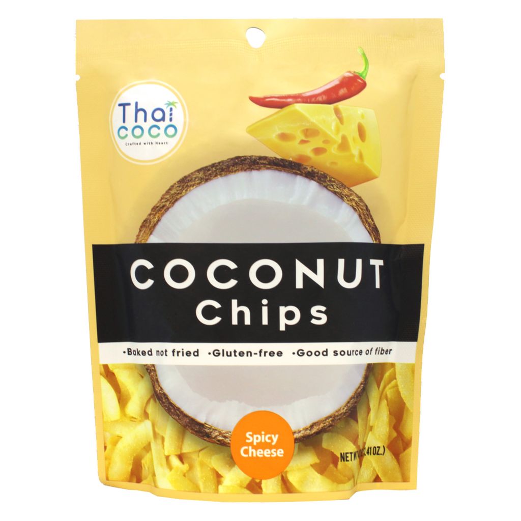 Кокосовые чипсы Thai Coco острый сыр 40г - Зан-Зан | Иностранные ...